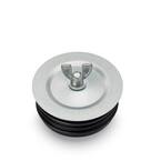 CHERNE Econo-Grip 4 in. Galvanized Steel Test Plug 271543 - The Home Depot