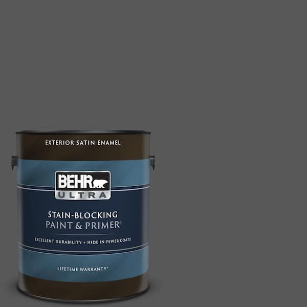 BEHR ULTRA 1 gal. #PPU24-22 Shadow Mountain Satin Enamel Exterior Paint ...