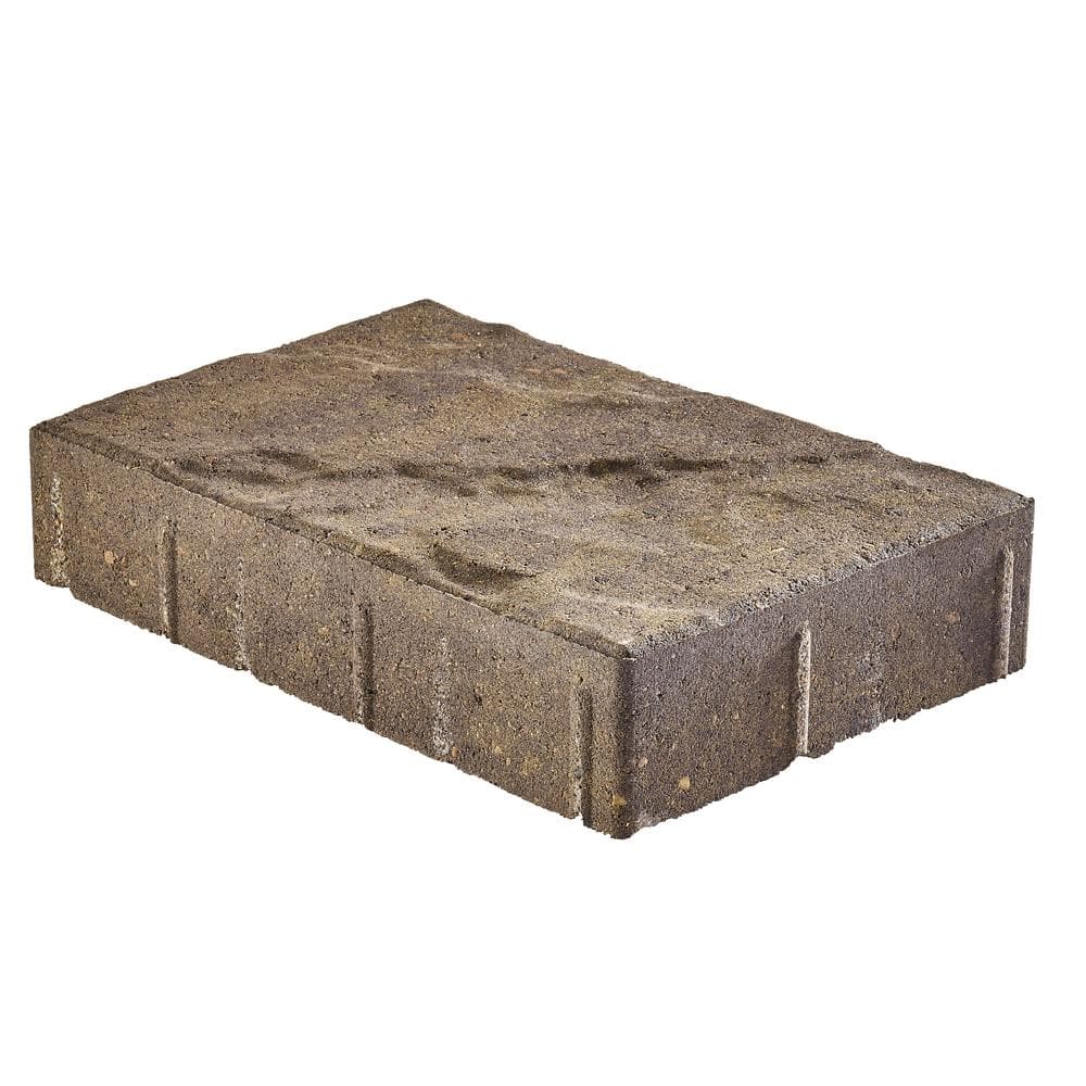 Pavestone Taverna Rec 12 in. x 8 in. x 2 in. Ant Savannah Concrete ...