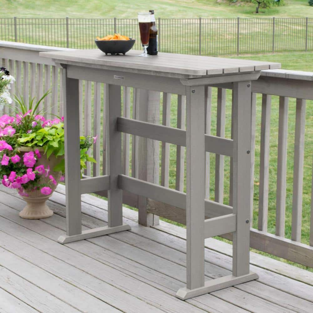 Highwood Lehigh Bar Height Balcony Table AD-TBL-KS3-HGR - The Home Depot