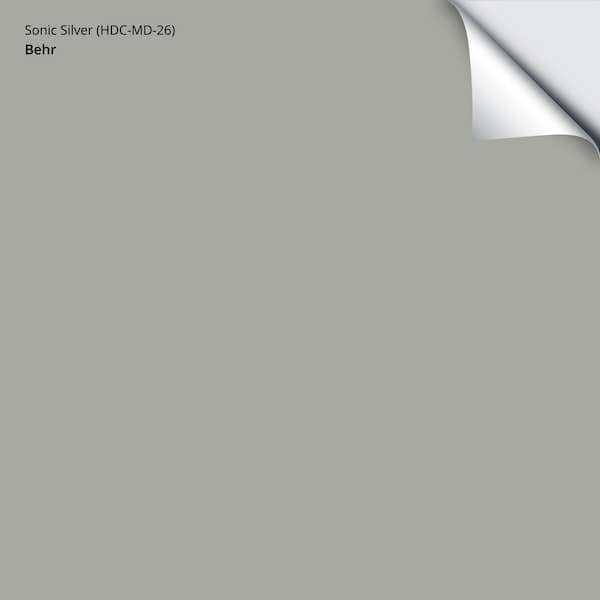 Samplize Match of Behr Sonic Silver (HDC-MD-26) 12 in. x 12 in. Peel ...