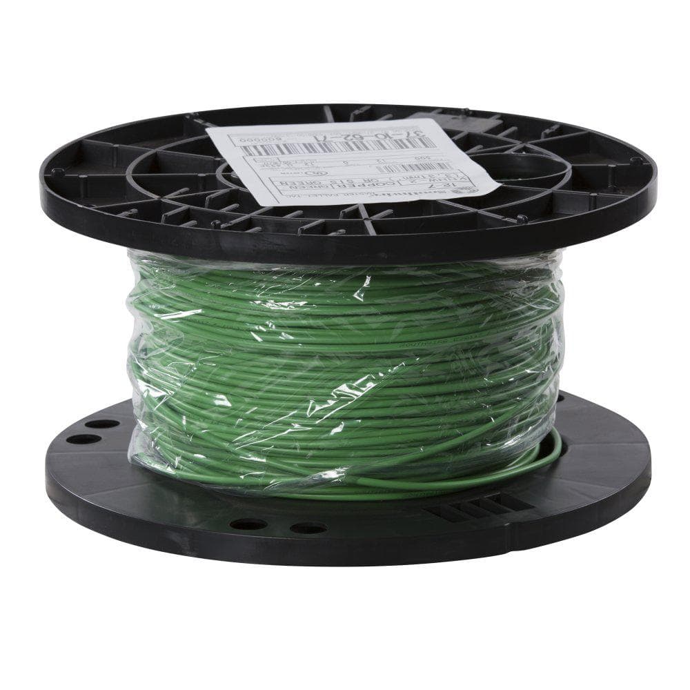 Southwire 500 ft. 12 Green Stranded CU XHHW Wire 37106271 - The Home Depot
