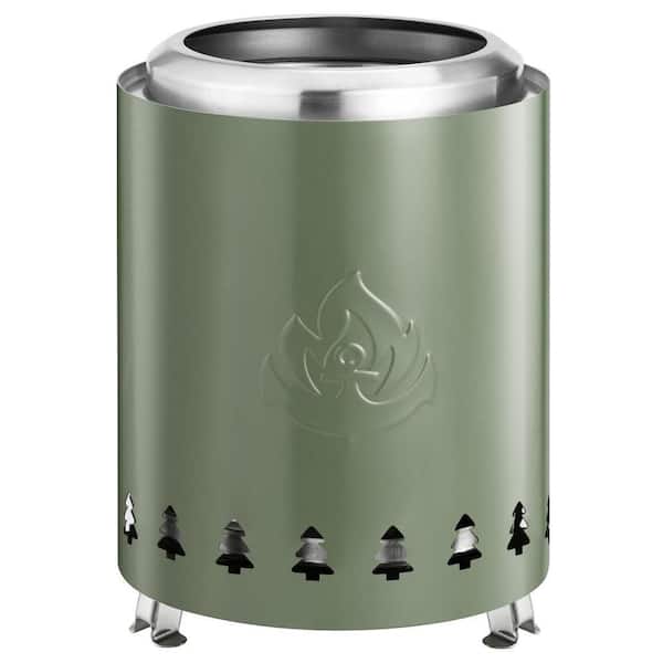 R.W.FLAME 7. 09in. Tabletop Stainless Steel Smokeless Fire Pit with ...