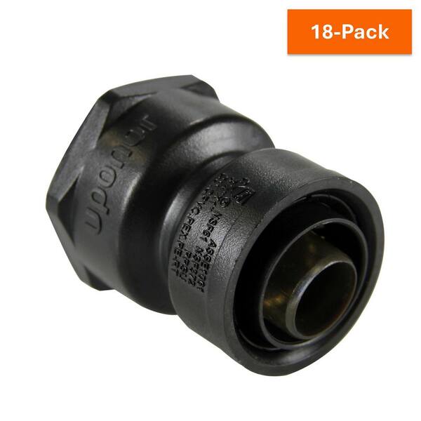 Uponor TotalFit 3/4 in. Push-to-Connect x 1 in. NPT Engineered Polymer ...