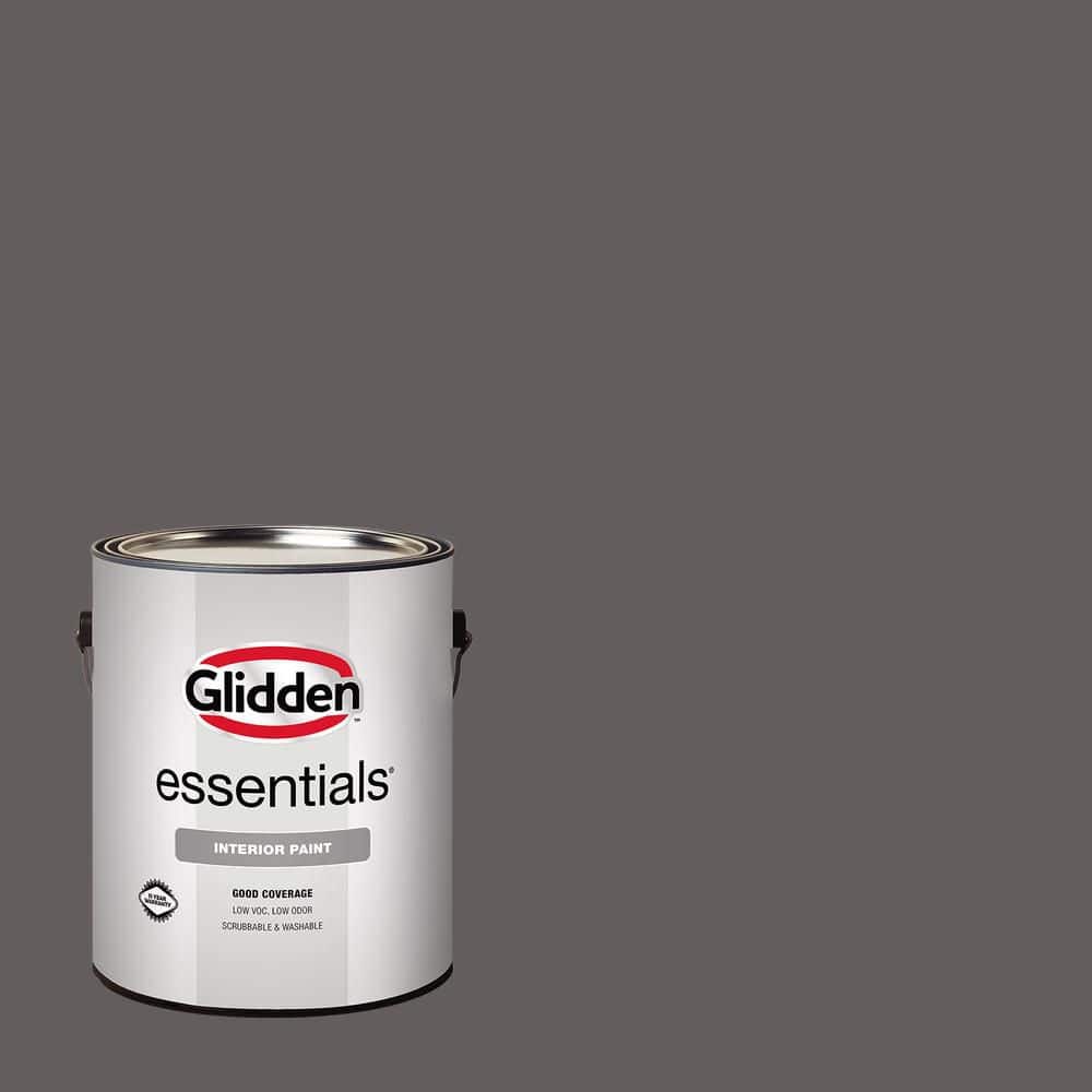 Glidden Essentials 1 gal. PPG1004-6 Phantom Hue Flat Interior Paint ...
