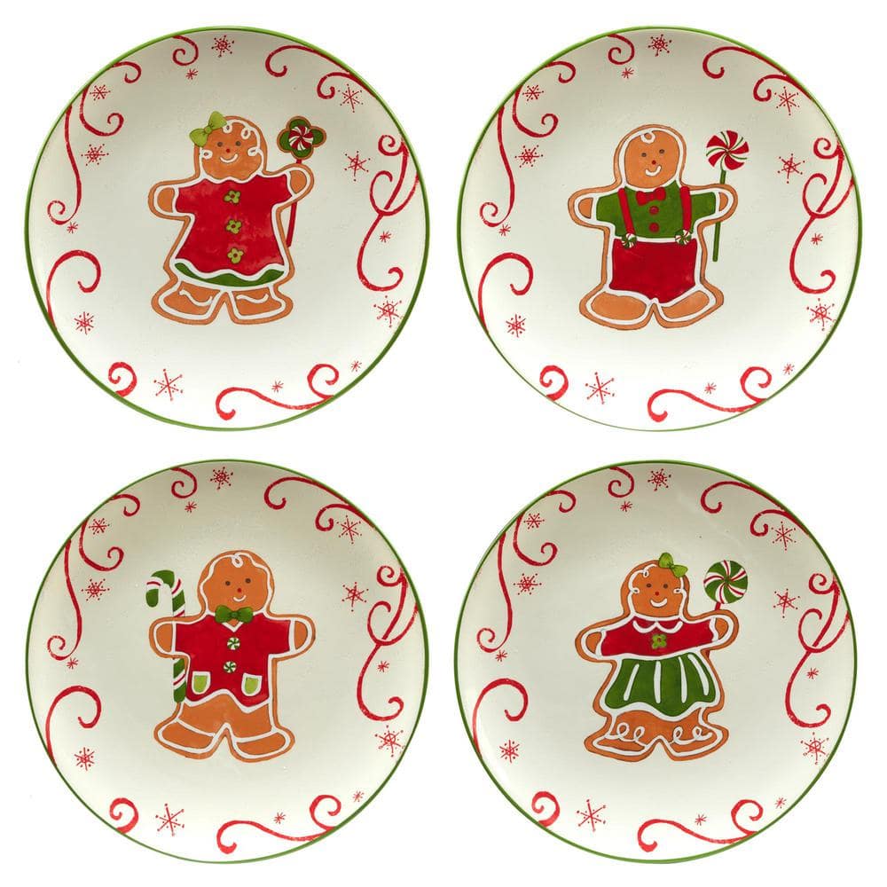 Certified International Holiday Magic Gingerbread 9 in. Multicolored ...