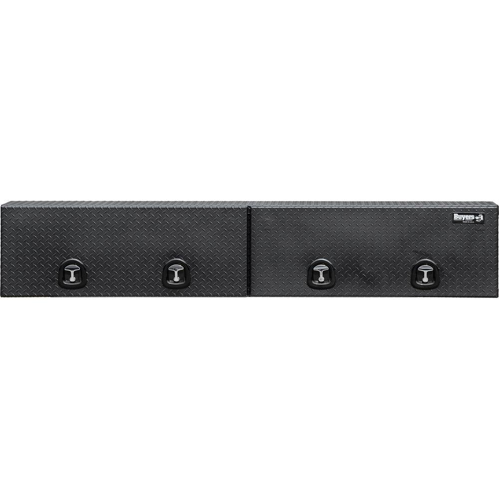 BUYERS PRODUCTS 16 in. x 13 in. x 96 Matte Black Diamond Tread Aluminum ...