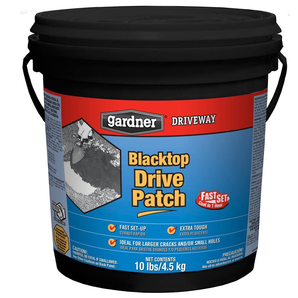 Gardner 10 lbs. Blacktop Drive Patch (4-Piece/Case) 8071-GA-CA - The Home Depot