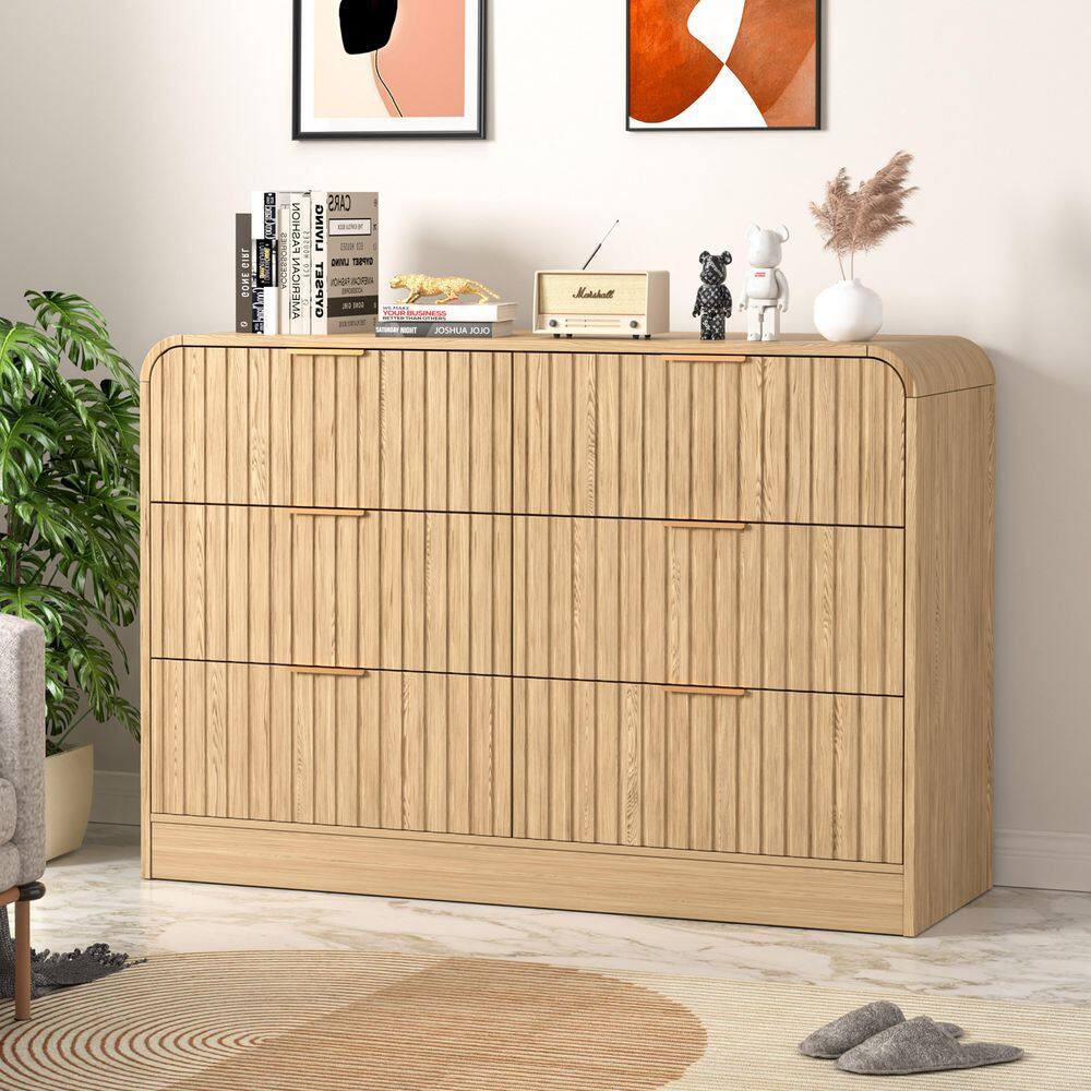 Reviews for VEIKOUS Oversized 5-Drawer Wood Color Chest of Drawers ...
