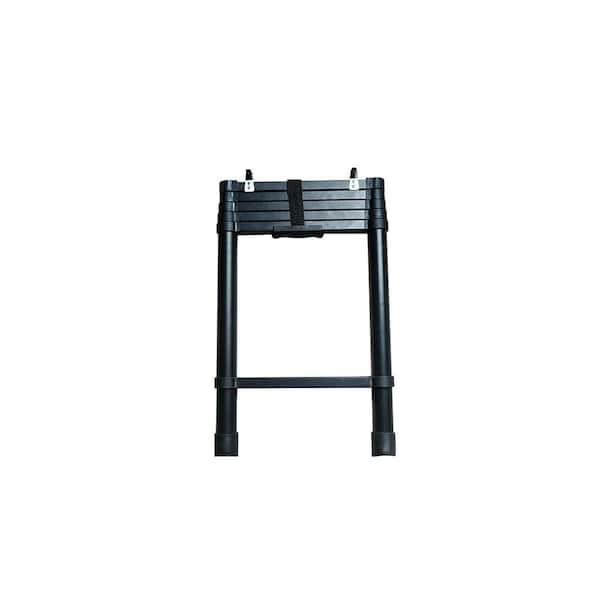 Portable Folding Aluminum Telescopic Ladder, Non-Slip Design for Roof ...