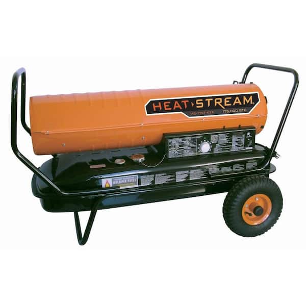 Heat Stream 215,000 BTU Unvented Forced-Air Kerosene Heater HS-215T-KFA ...