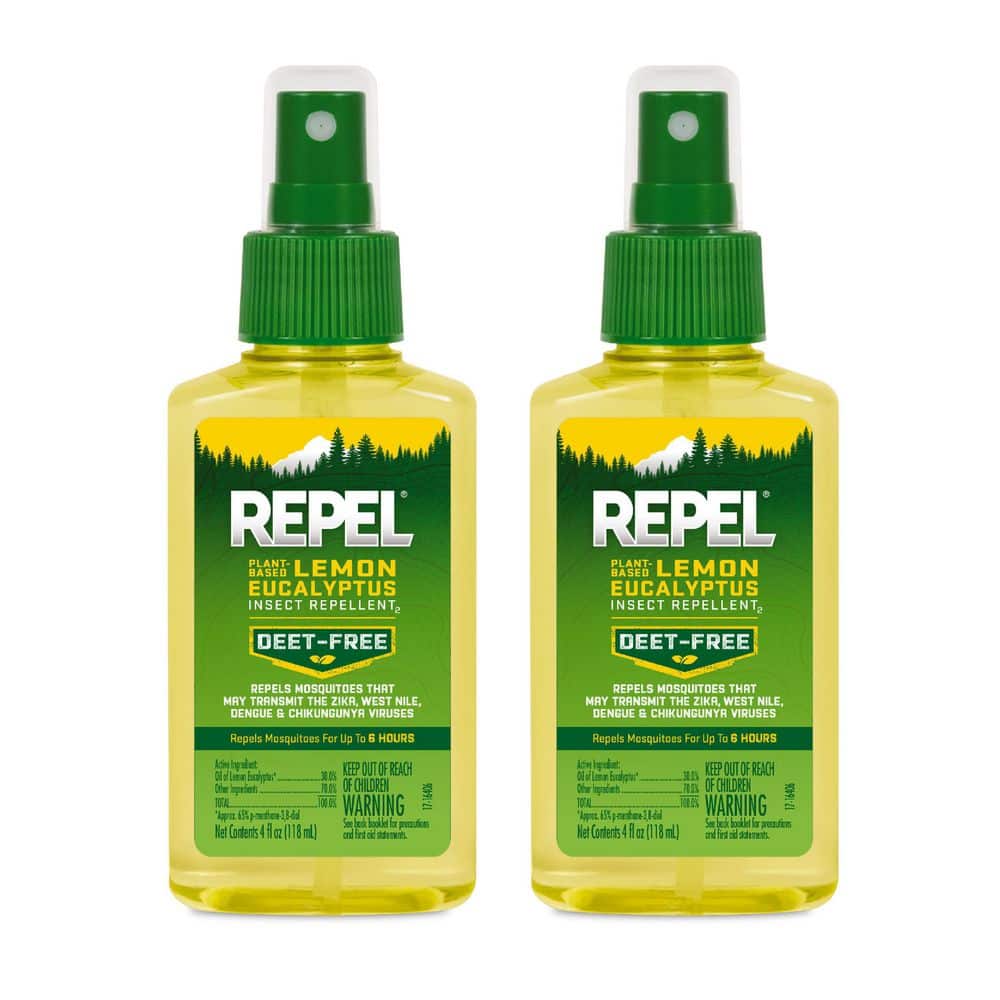 Repel 4 oz. Plant-Based Mosquito and Insect Repellent Deet-Free Pump ...