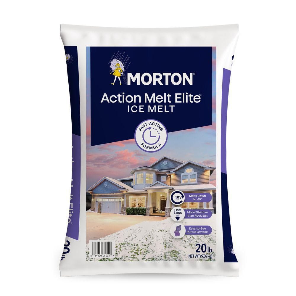 Morton Action Melt Elite 20lb Ice Melt Blend Bag F180210000 - The Home ...