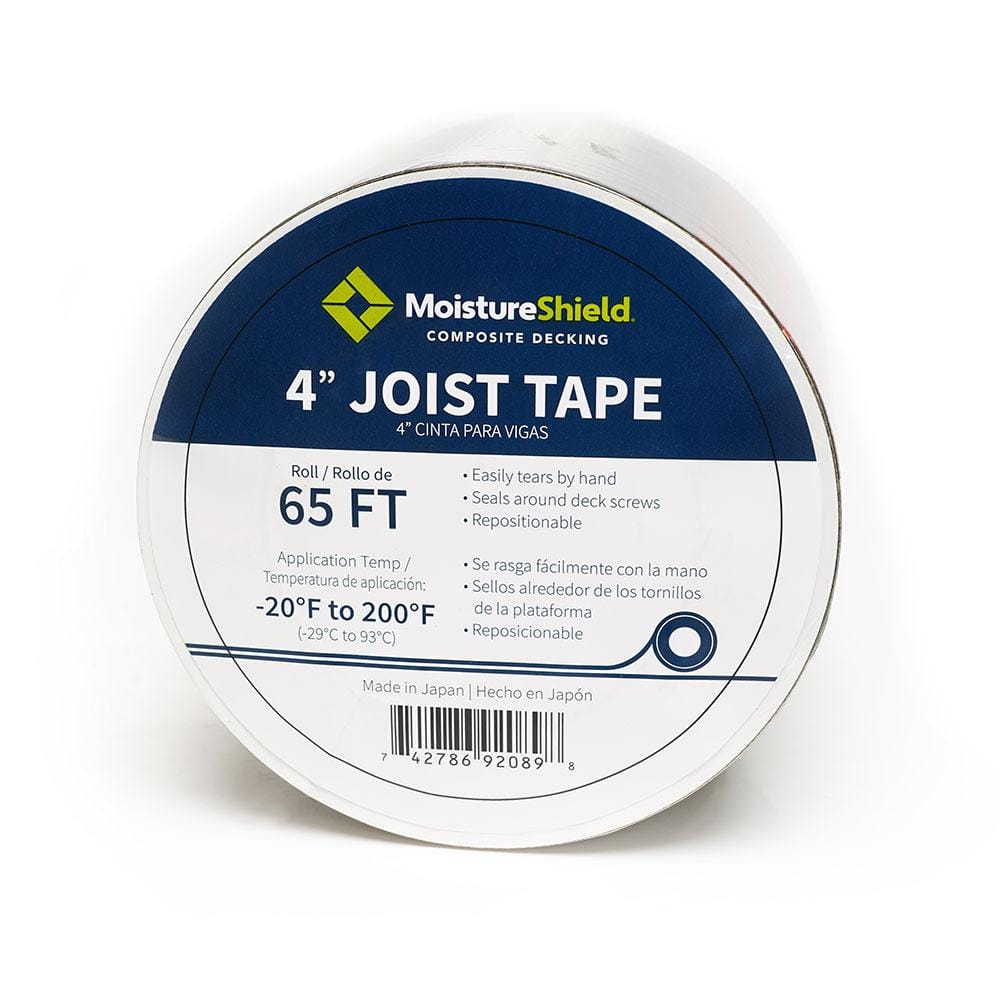MoistureShield 4 in. x 65 ft. Polyethylene Acrylic Joist Tape 70220023 ...