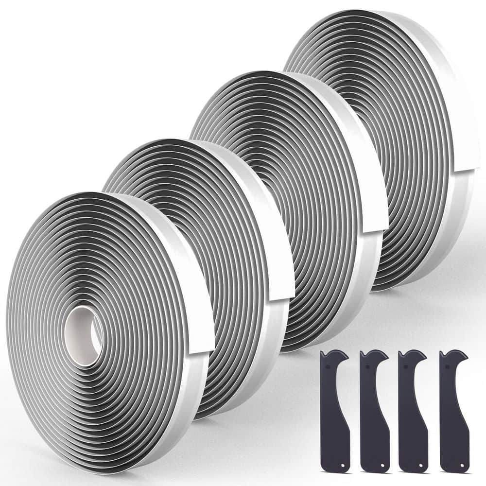 NVNOO 1 in. x 30 ft. EDPM Rubber Leak Proof Butal Tape for RV Repair ...