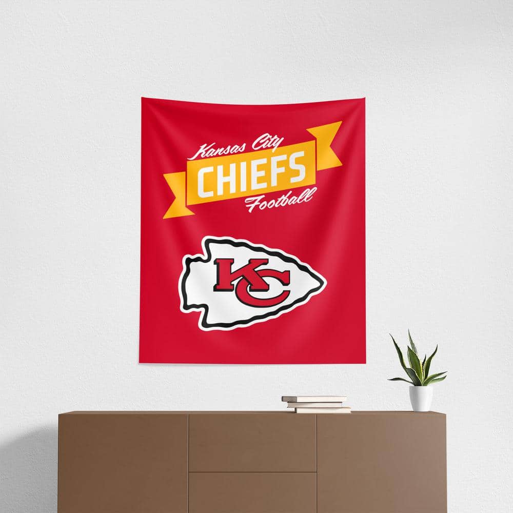 THE NORTHWEST GROUP NFL Premium Chiefs Printed Wall Hanging ...