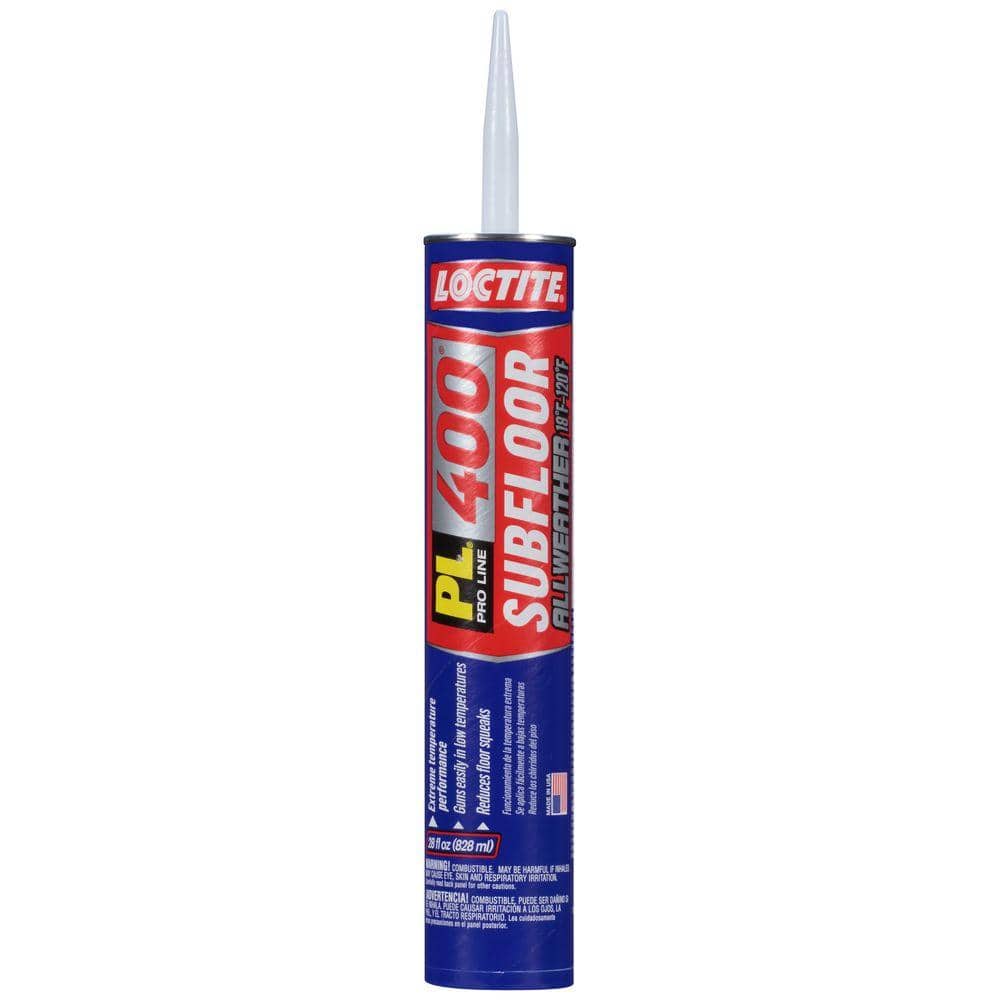 Loctite PL 400 28 fl. oz. All Weather Subfloor Construction Adhesive ...