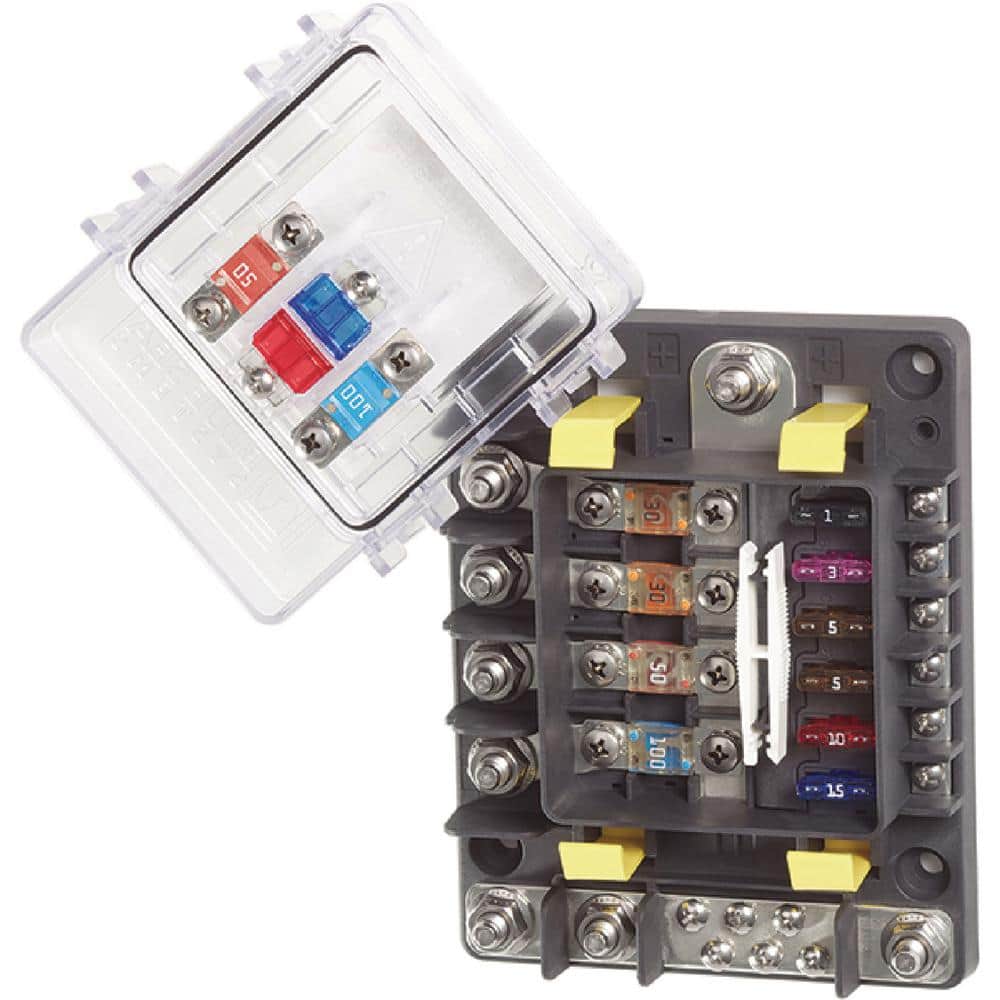 Blue Sea Systems SafetyHub 150 Fuse Block 7748 - The Home Depot