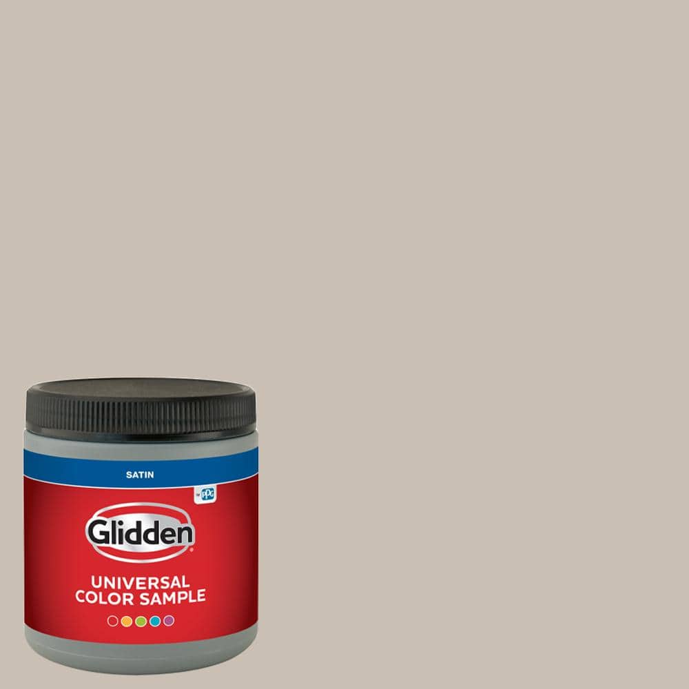 Glidden 8 oz. PPG1023-3 Ashen Satin Interior Paint Sample PPG1023-3P ...