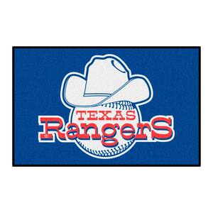 FANMATS Detroit Tigers Blue 1 ft. 7 in. x 2 ft. 6 in. Starter Area Rug ...