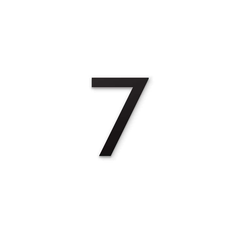 POST & PORCH 4 in. Magnetic Numbers - Black Number 7 numbers-black-7 ...