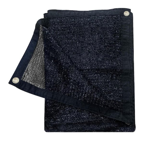 6. 5x10ft Black 55% Sun Shade Cloth Mesh D0B4MRQ3DT - The Home Depot