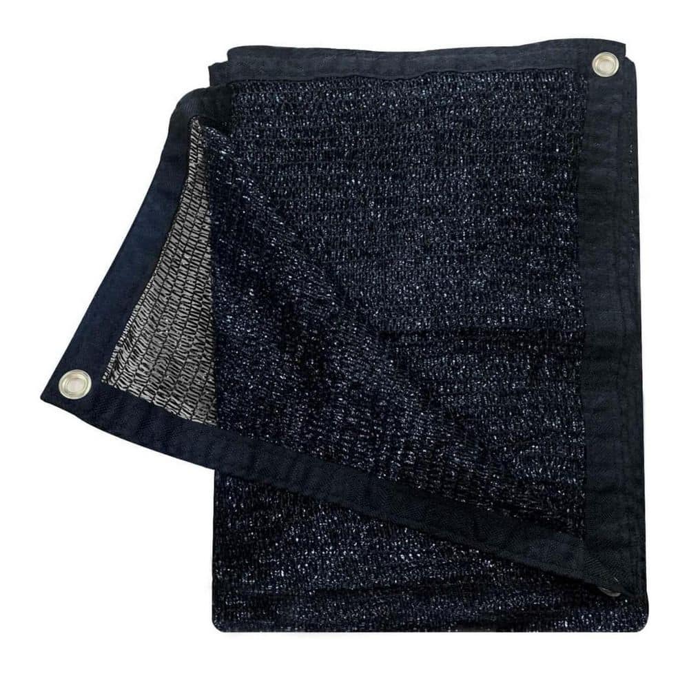 6. 5x10ft Black 55% Sun Shade Cloth Mesh D0B4MRQ3DT - The Home Depot