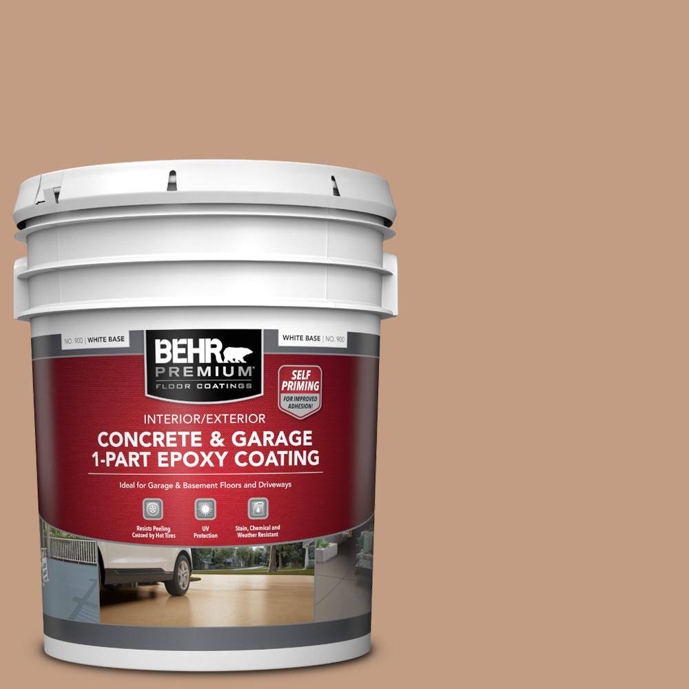 BEHR PREMIUM 5 gal. #S210-4 Canyon Dusk Self-Priming 1-Part Epoxy Satin ...