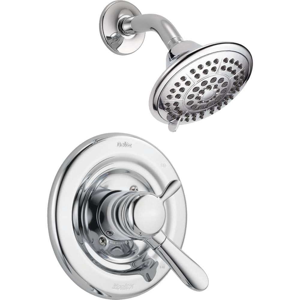 Delta Lahara 1-Handle Shower Only Faucet Trim Kit in Chrome (Valve Not ...
