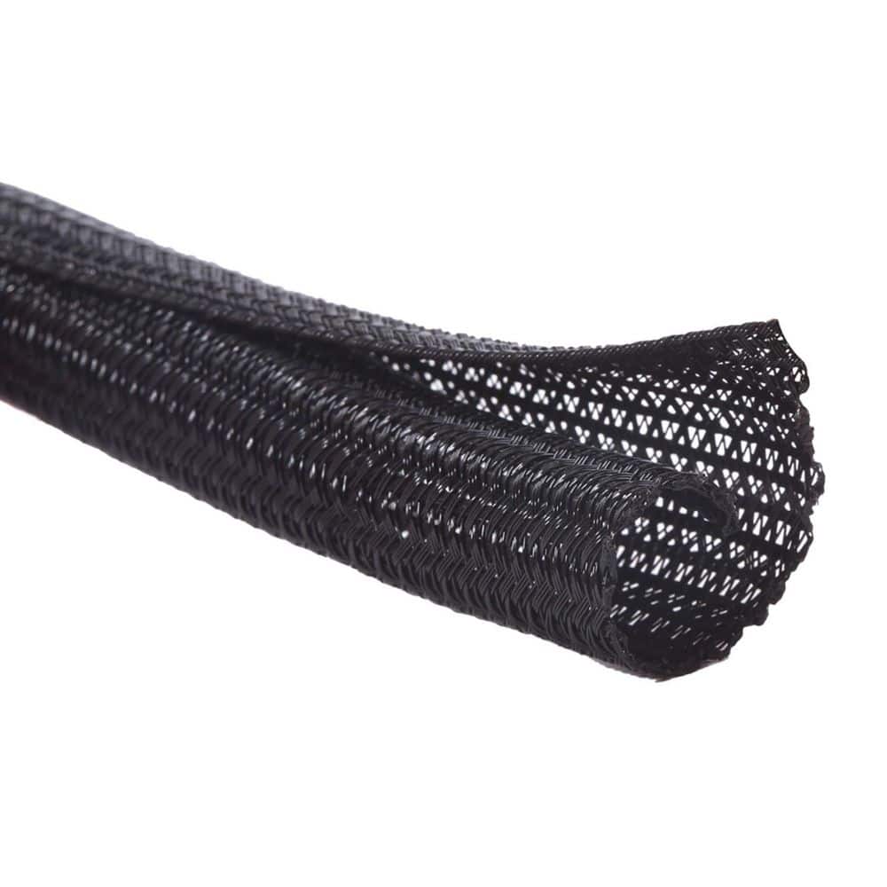 Lukyamzn 10 ft. 1/2 in. Cord Protector Wire Loom Tubing Cable Sleeve ...