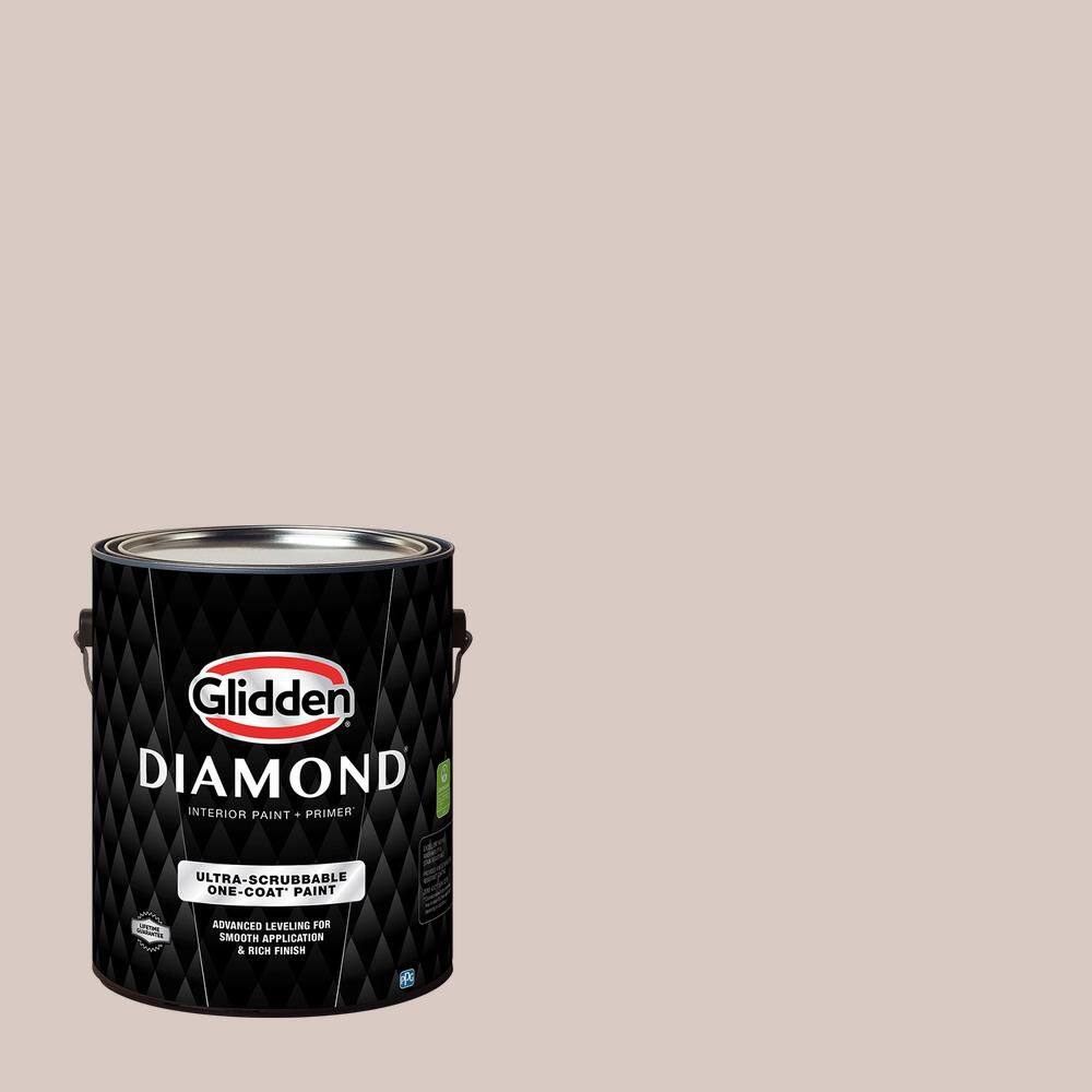Glidden Diamond 1 gal. PPG1017-2 First Kiss Ultra-Flat Interior Paint ...