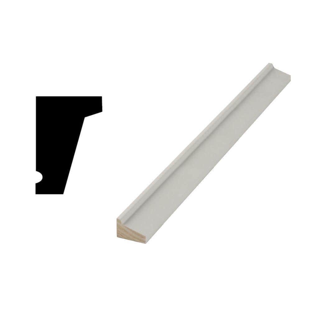 Woodgrain Millwork WM 188 1-1/16 in. x 1-5/8 in. Primed Finger-Jointed ...