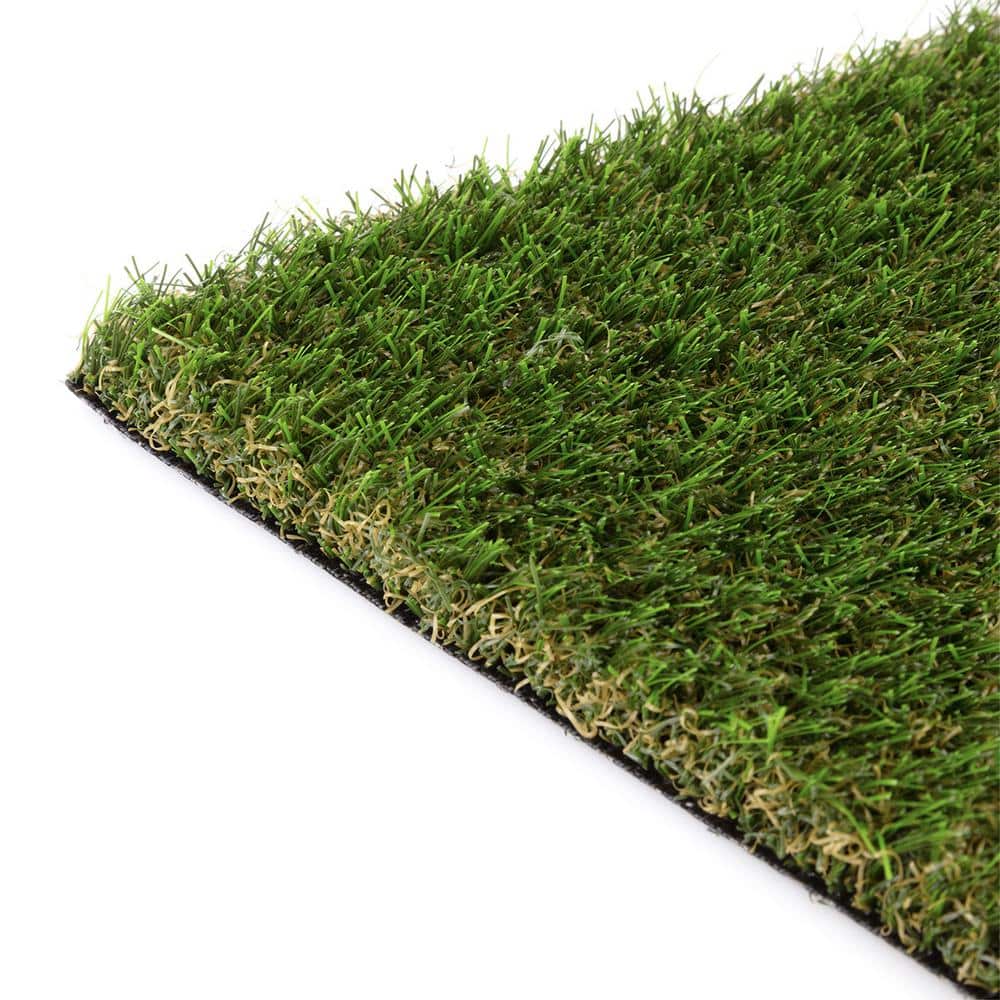 HeatMaxx 15 ft. W x Cut to Length Green and Tan Nylon Artificial Grass ...