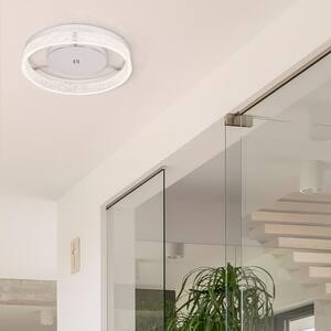 Home Decorators Collection Kipling 13.78 in. 1-Light Chrome LED ...