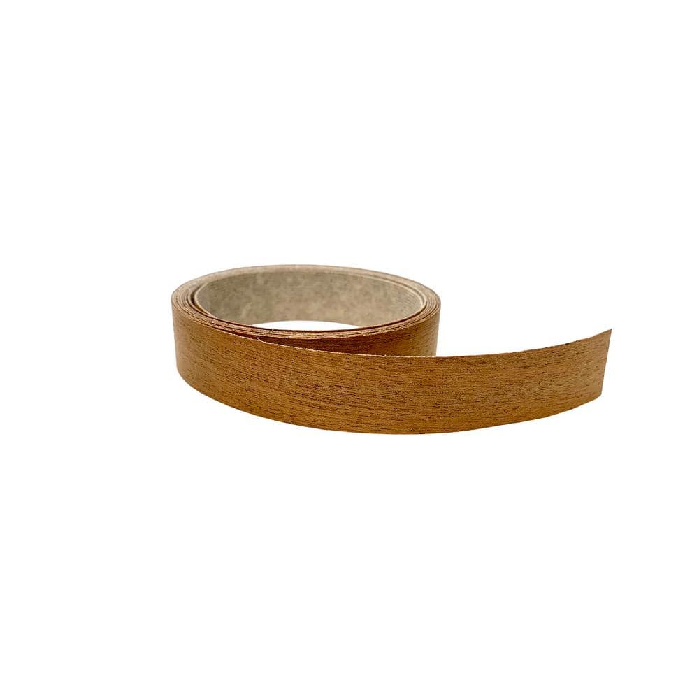 EDGEMATE 13/16 in. x 25 ft. Mahogany Real Wood Veneer Edgebanding with ...
