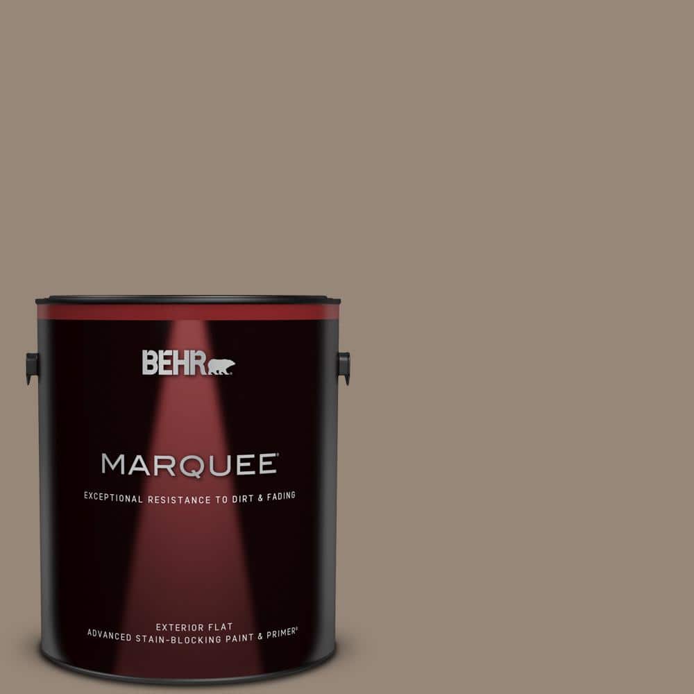 BEHR MARQUEE 1 gal. #PPU5-06A Light Truffle Flat Exterior Paint ...