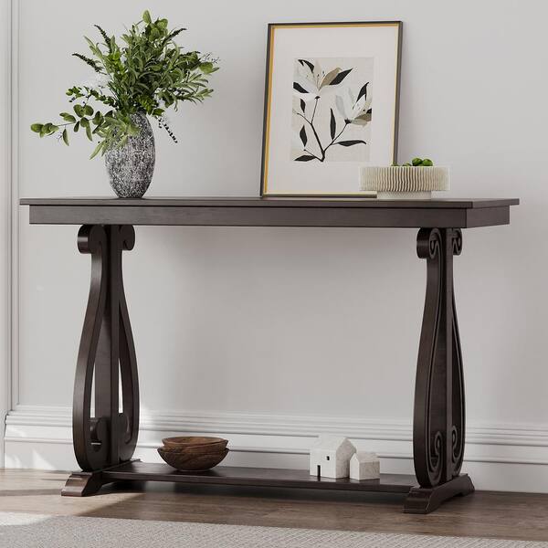 Espresso sofa table store