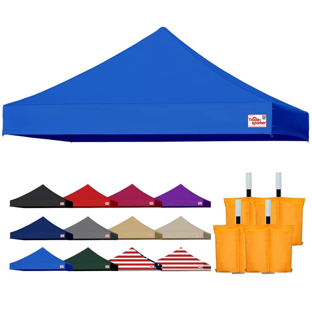 10 ft. x 10 ft. Commercial Pop Up Canopy Replacement Top Cover Only ...