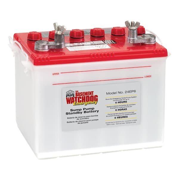 Basement Watchdog Emergency Standby Battery 24EP6 - The Home Depot