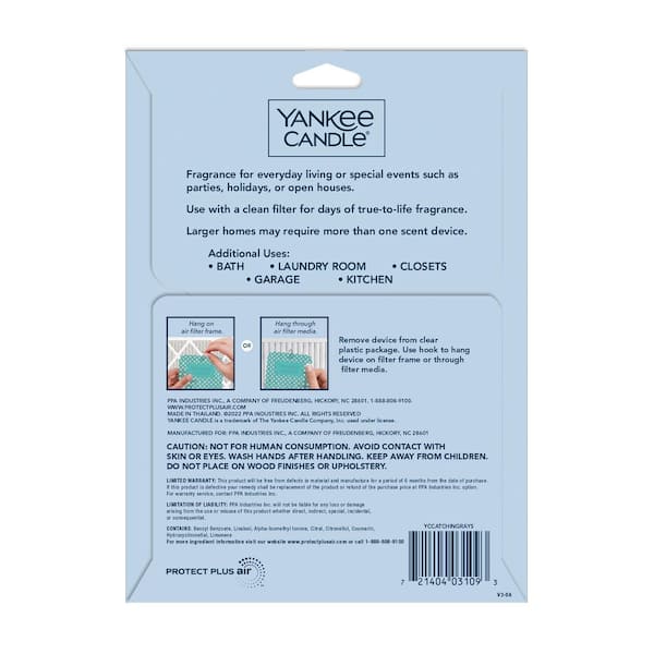 Yankee Candle Whole Home Catching Rays Air Filter Freshener (1-Pack ...