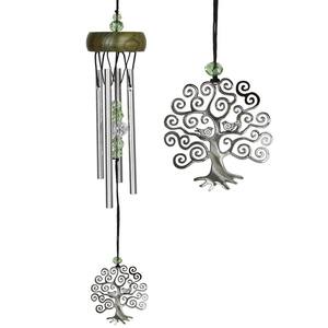 Fun Landscaping 36 in. Peace, Love and Happiness Bamboo Wind Chime ...