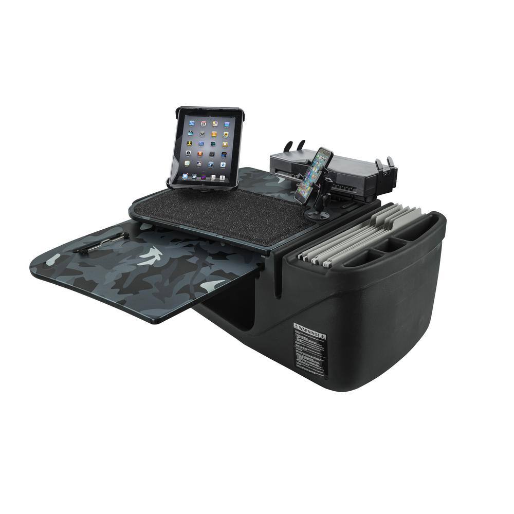 AutoExec GripMaster Urban Camouflage Car Desk withPhone Mount, Printer ...