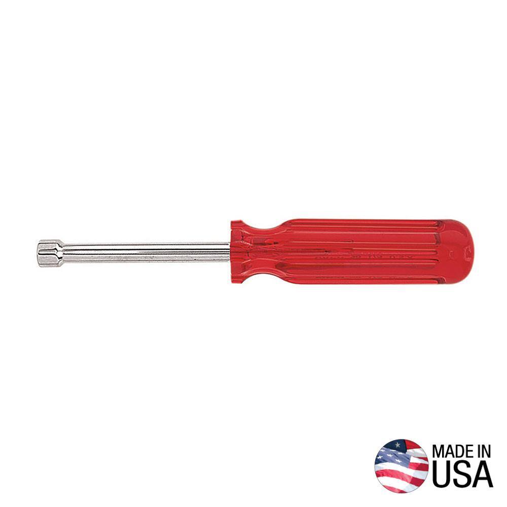 Klein Tools 1/4 in. Nut Driver with 3 in. Hollow Shaft S8 - The Home Depot