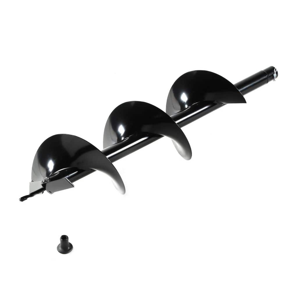 RIDGELINE 8 in. Heavy Duty Earth Auger Bit for Powered Auger, Post Hole ...
