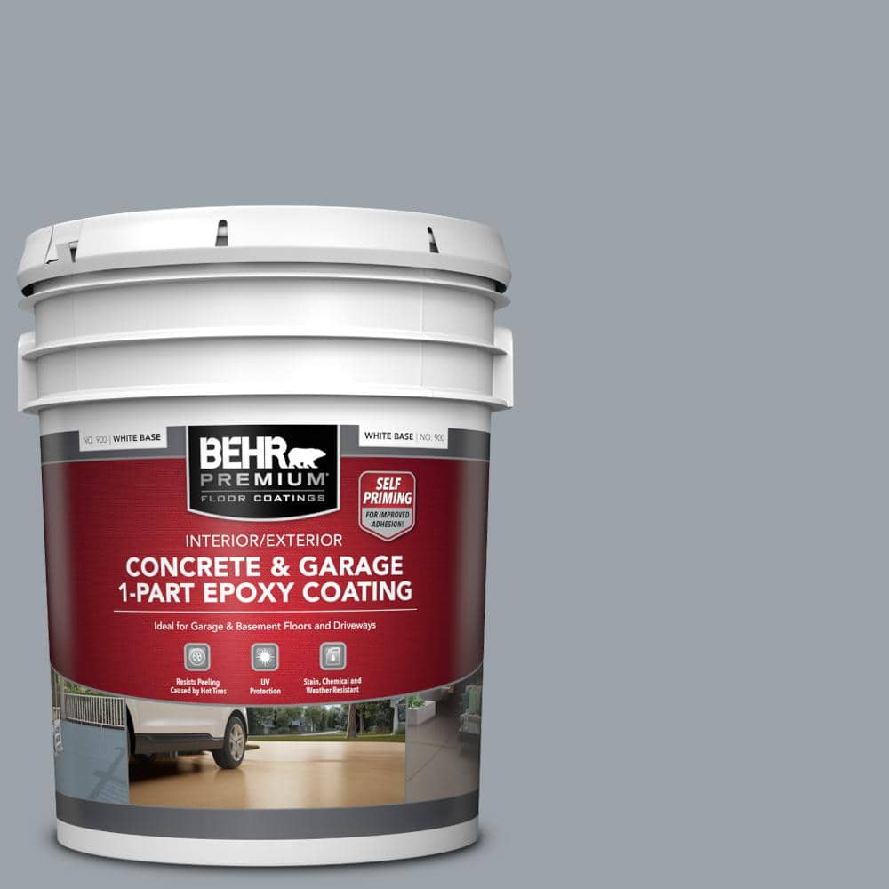 BEHR PREMIUM 5 gal. #MQ5-22 Rainmaster Self-Priming 1-Part Epoxy Satin ...