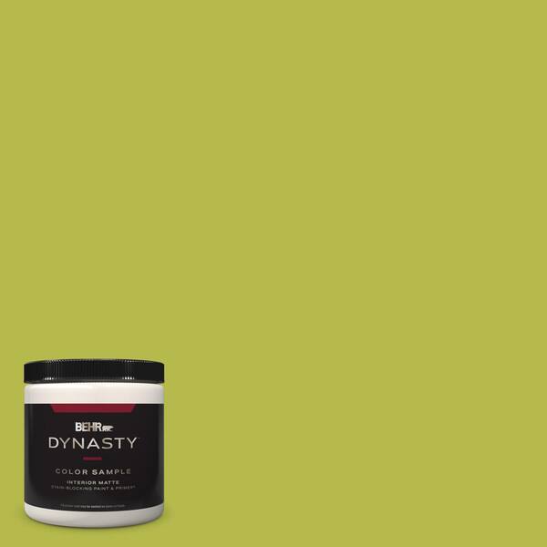 BEHR DYNASTY 8 oz. #400B-6 Japanese Fern Matte Stain-Blocking Interior ...