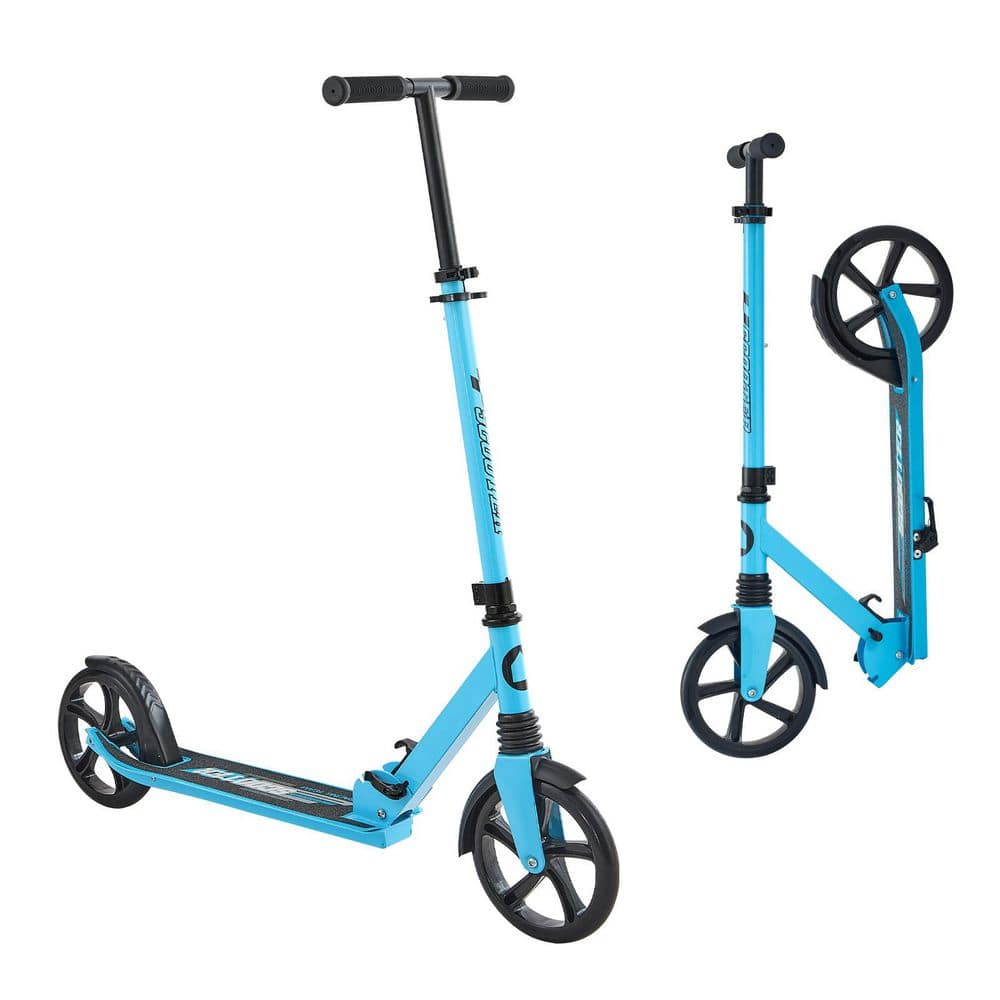 SKYSHALO Kick Scooter for Kids Ages 8+, Teens & Adults, 2-Wheel Toddler ...