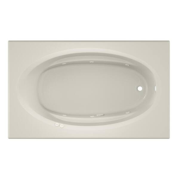 JACUZZI Signature 72 in. x 42 in. Rectangular Whirlpool Bathtub with ...
