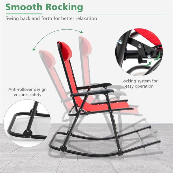 Costway folding zero gravity rocking chair store
