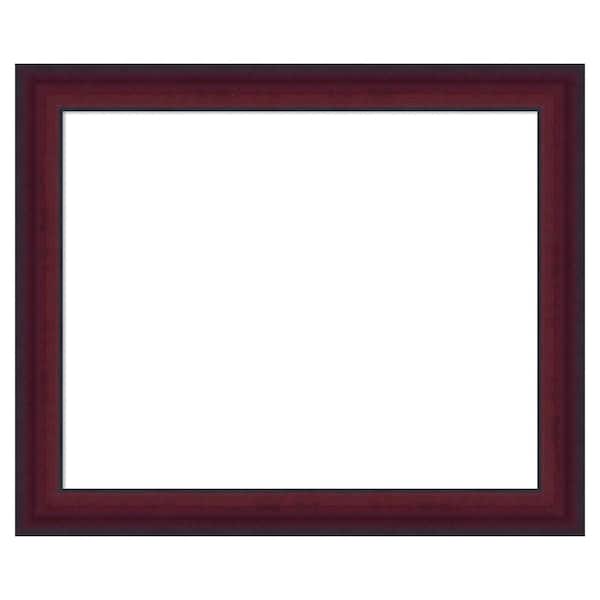Amanti Art Canterbury Cherry 35 in. x 29 in. Wood Framed Dry Erase ...